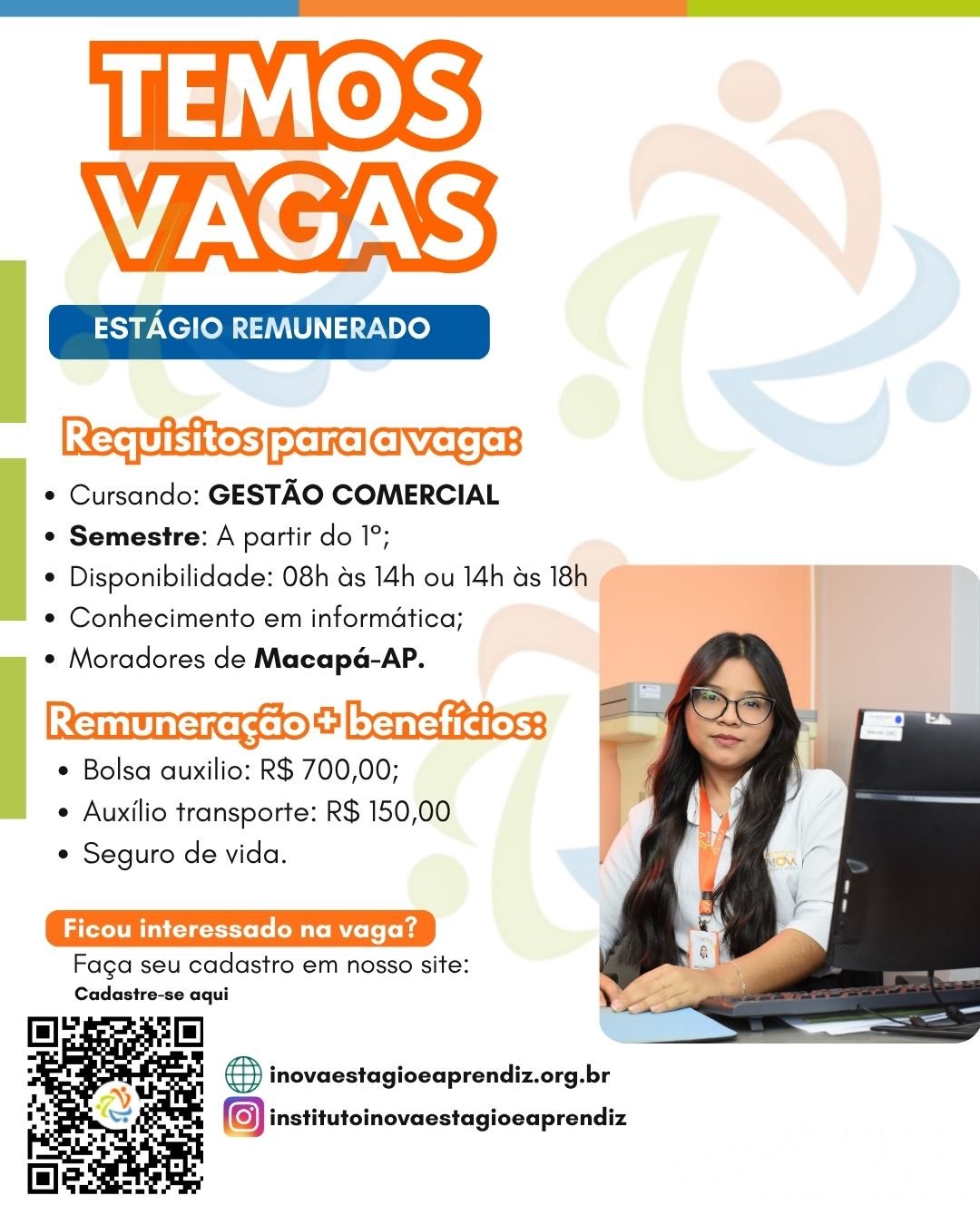 Ver vagas - Instituto INOVA - Estágio e Aprendiz